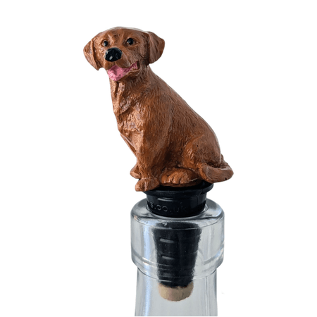 Buy Golden Labrador Dog Bottle Stopper/Wine Saver only £6.99