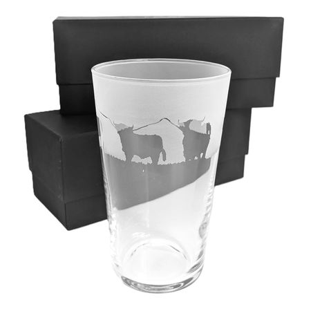Buy Animo Highland Cow Beer Glass only £15.50
