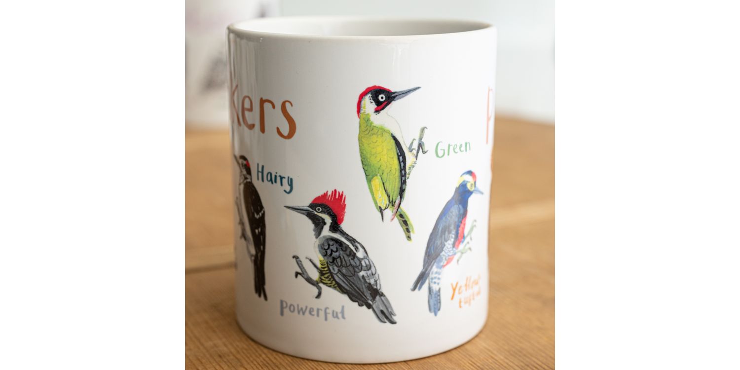Buy Sarah Edmonds Peckers Ceramic Bird Mug only £12.99