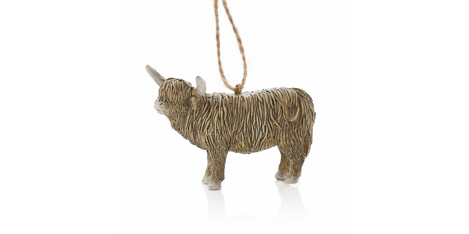 Buy Highland Cow Hanging Decoration only £4.99