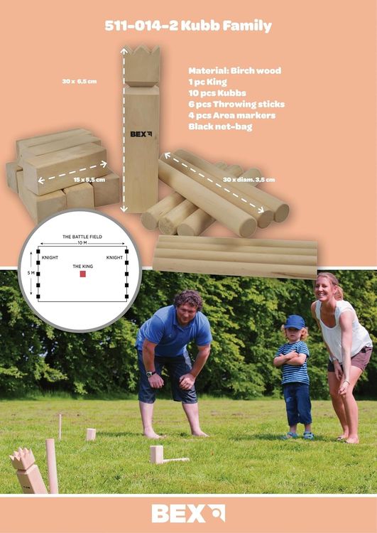 Buy Bex Kubb Family Garden Game only £34.99